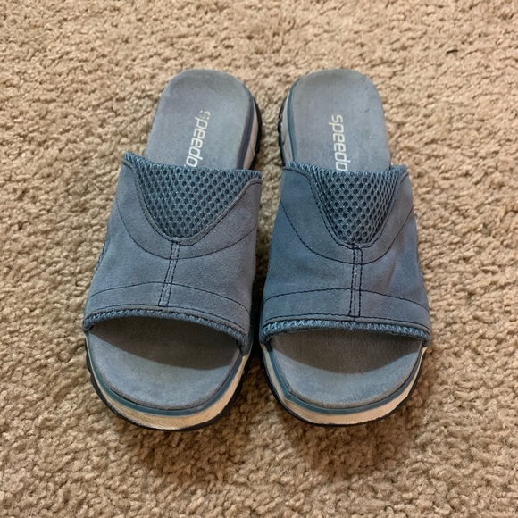 Shoes | Speedo Leather Slides | Poshmark